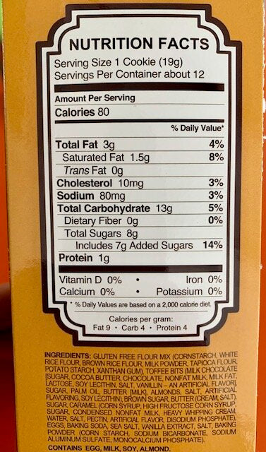 Salted Caramel Toffee Cookie - Carton – Sweet Sydneys